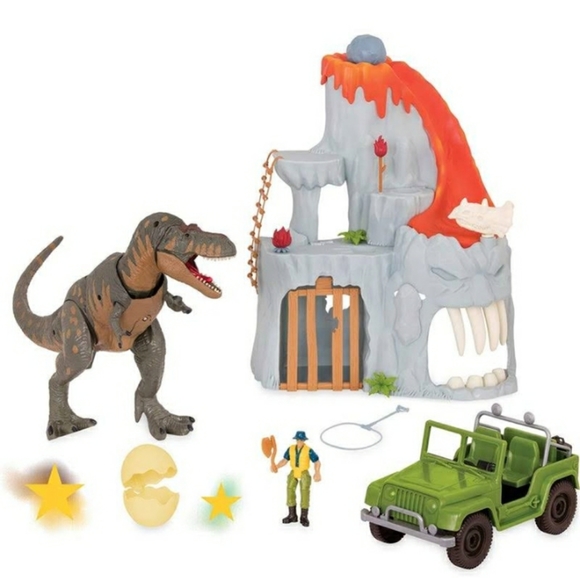 Terra | Toys | Trex Nwt Dinosaur Volcano Playset Terra | Poshmark
